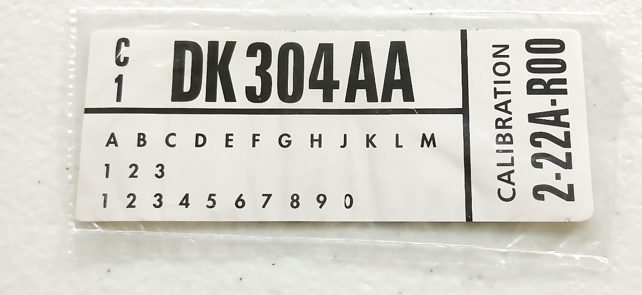 Lincoln Engine and trunk Compartment Decal Kits 1958 to 1989